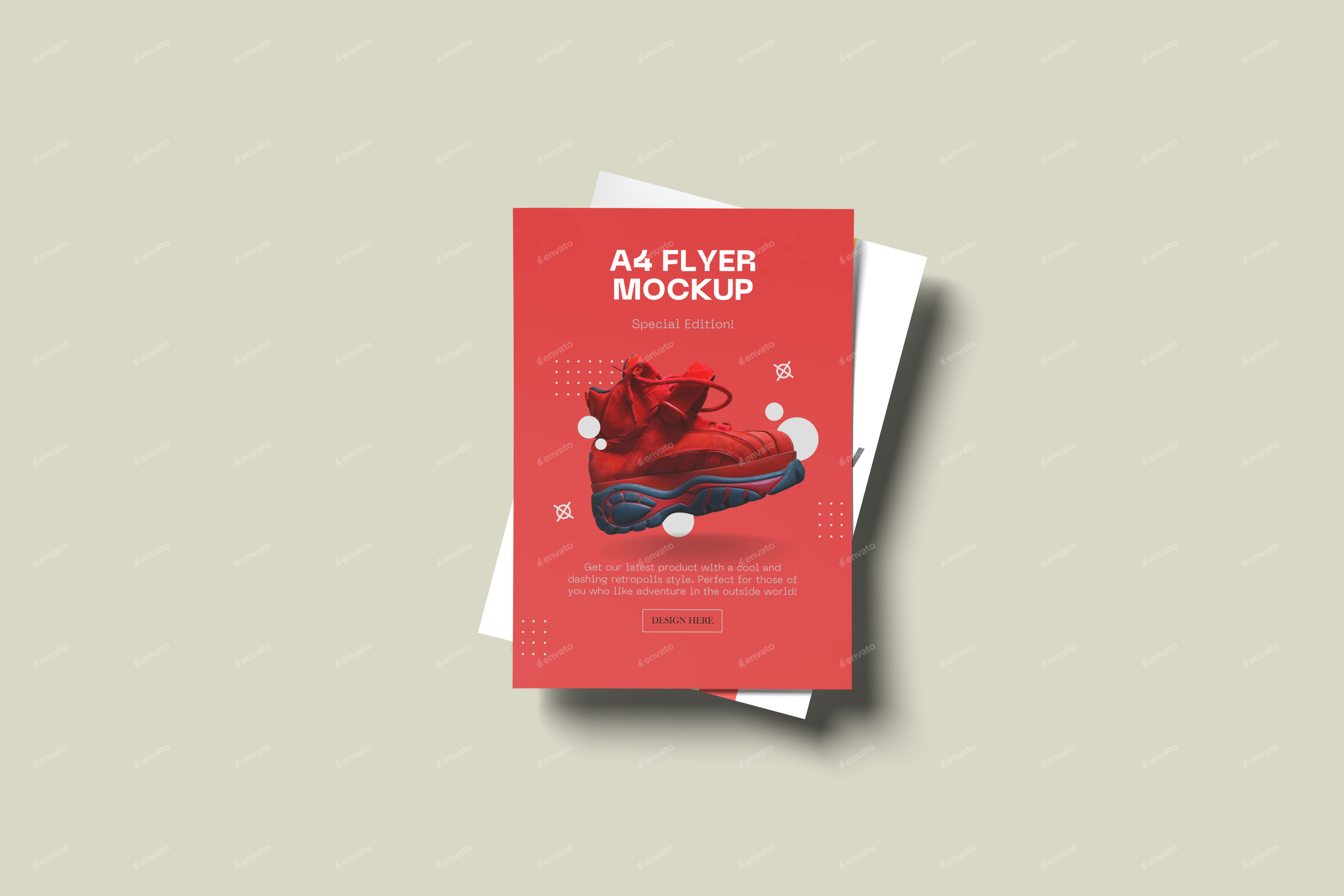 A4 Flyer Mock-Up, Graphics | GraphicRiver